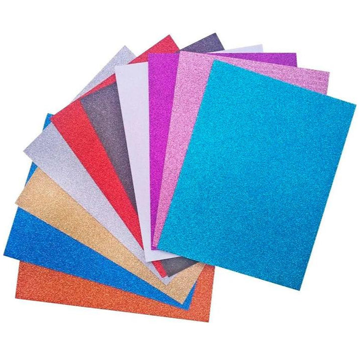 Hojas Foami Tamaño Carta con BRILLO Y ADHESIVO – “San Antonio”