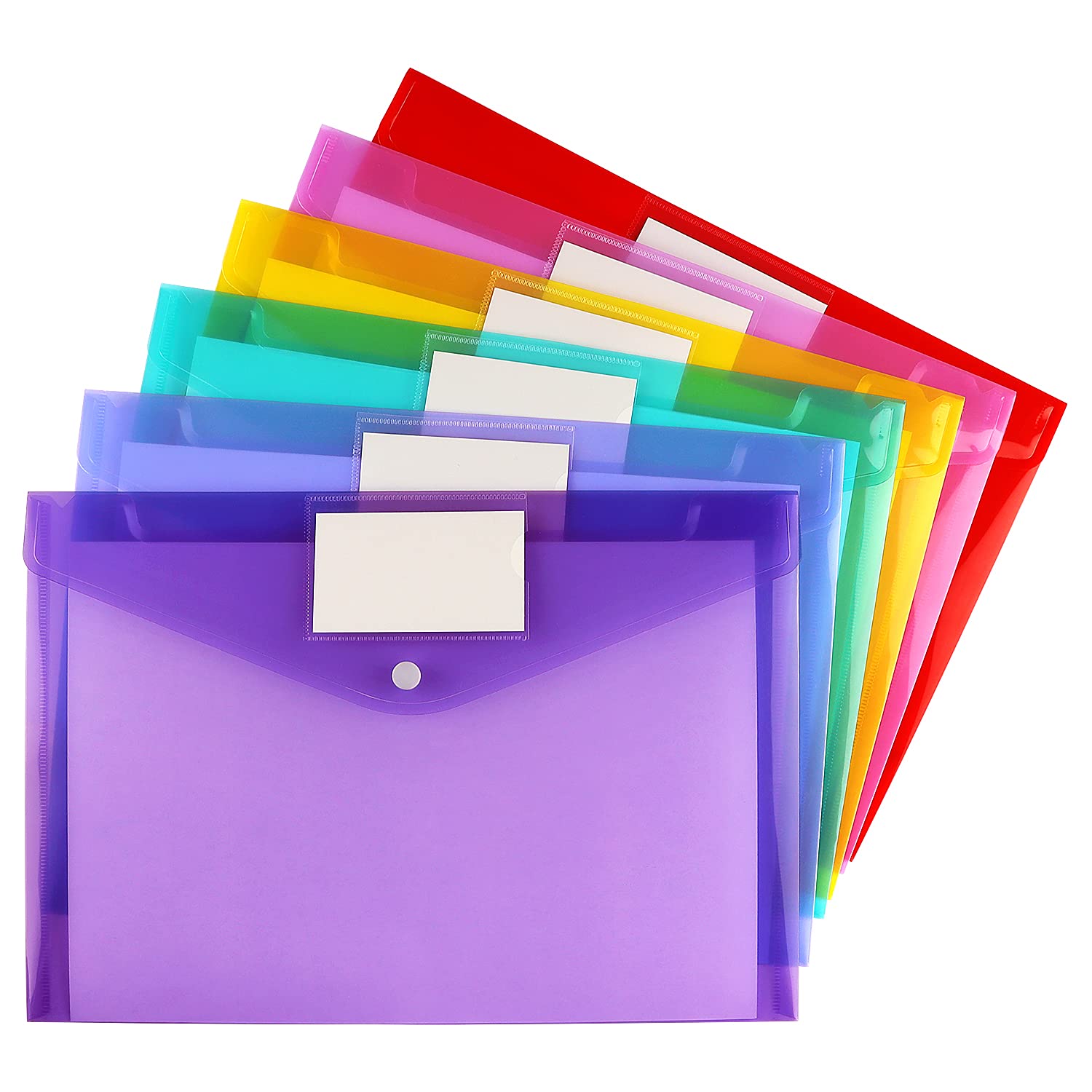 Folder transparente con Cierre de Boton T/C – “San Antonio” Librerias y ...